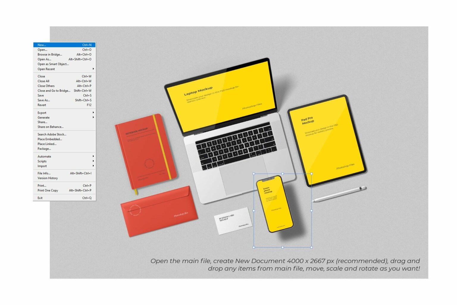 Branding Mockup Scene Creator – MasterBundles