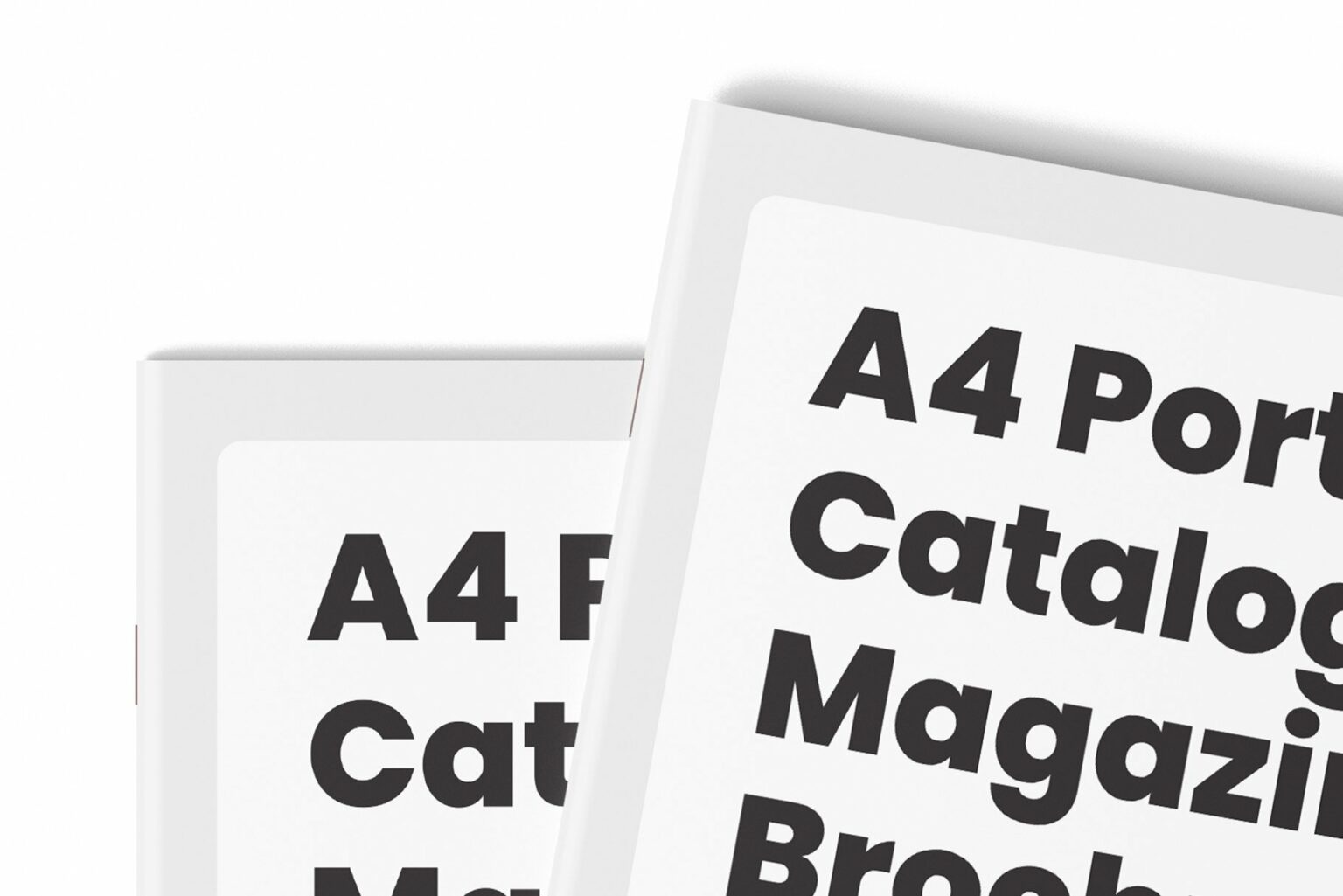 A4 Portrait Magazine Brochure Mockup – MasterBundles