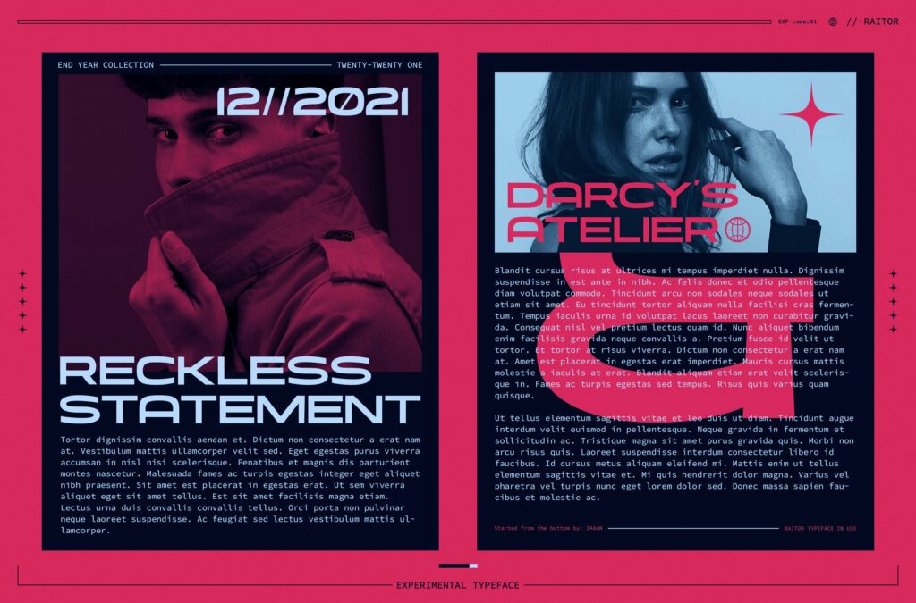 Raitor - Futuristic Display Fonts – MasterBundles