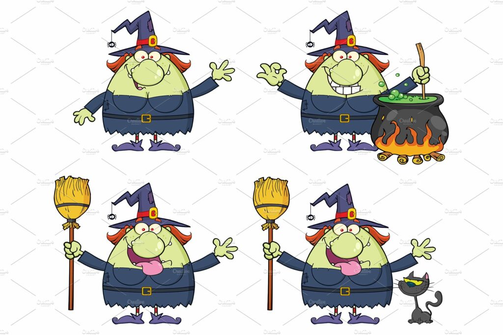 Halloween Witch. Collection Set – MasterBundles