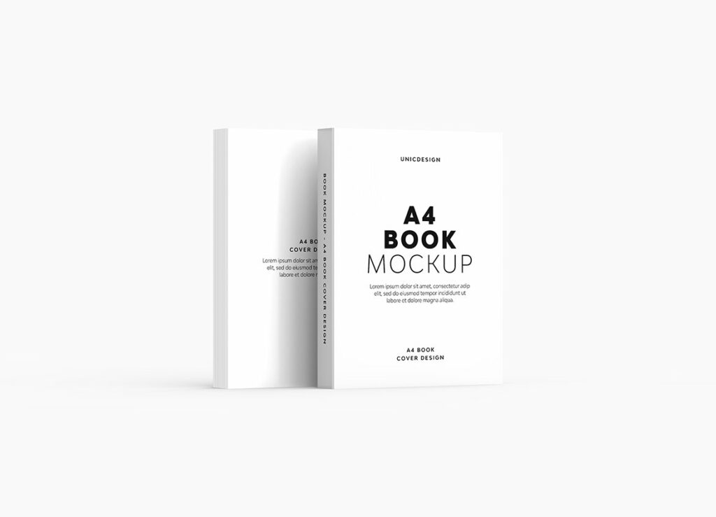 A4 Book Mockup – MasterBundles