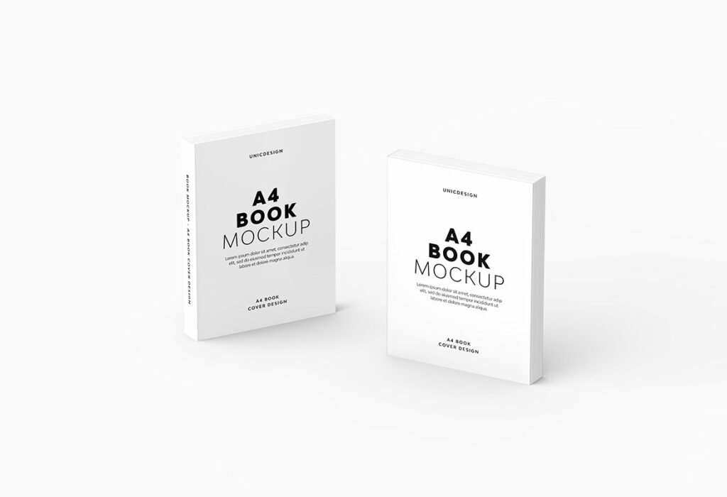 A4 Book Mockup – MasterBundles