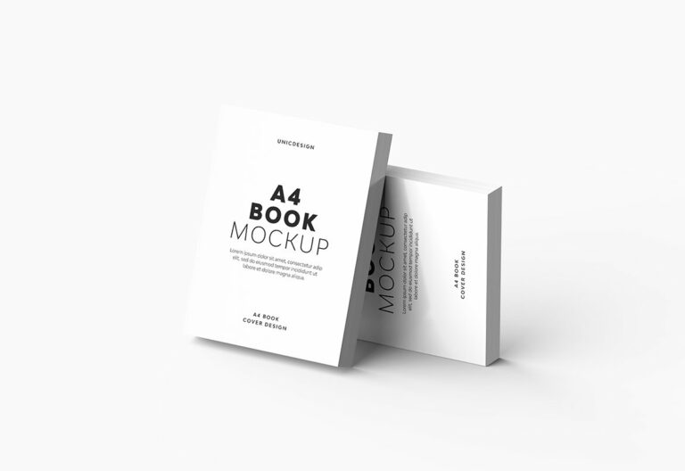 A4 Book Mockup – MasterBundles