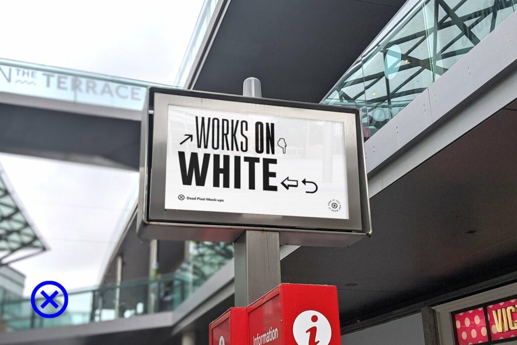 Digital Sign Mockup – MasterBundles