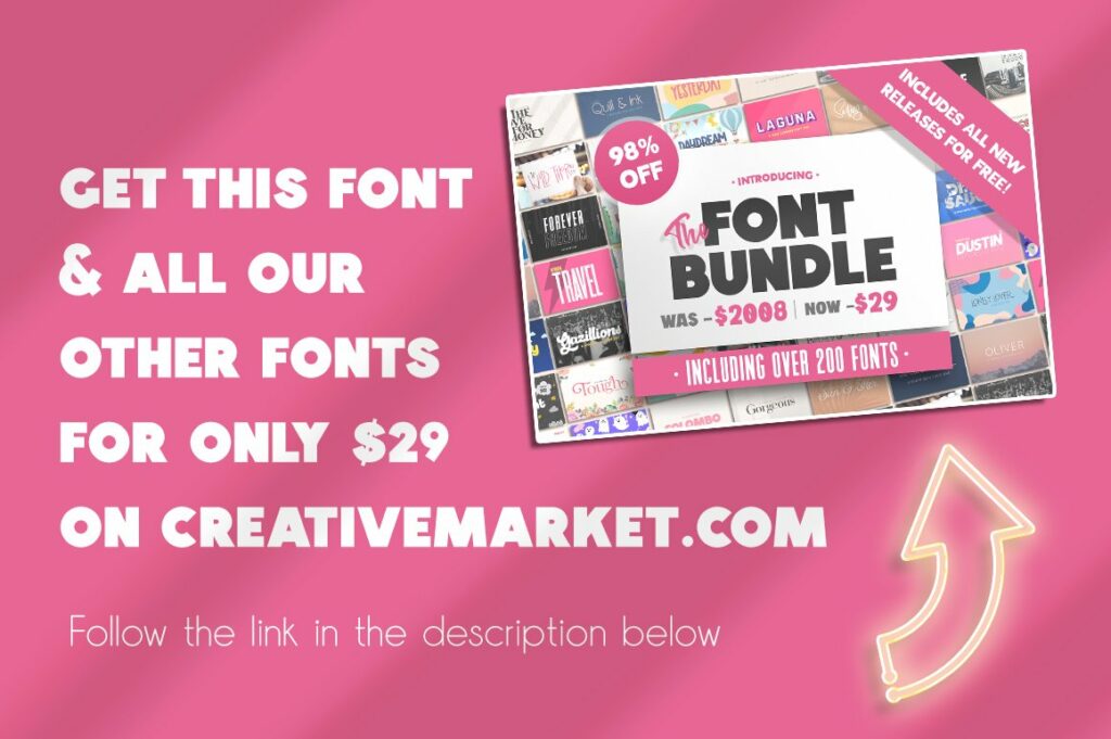 Touchdown Slab Font – MasterBundles