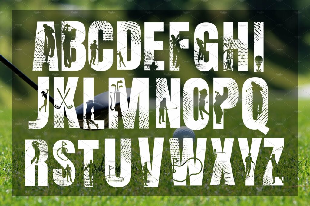 Golf, Golf Display font – MasterBundles