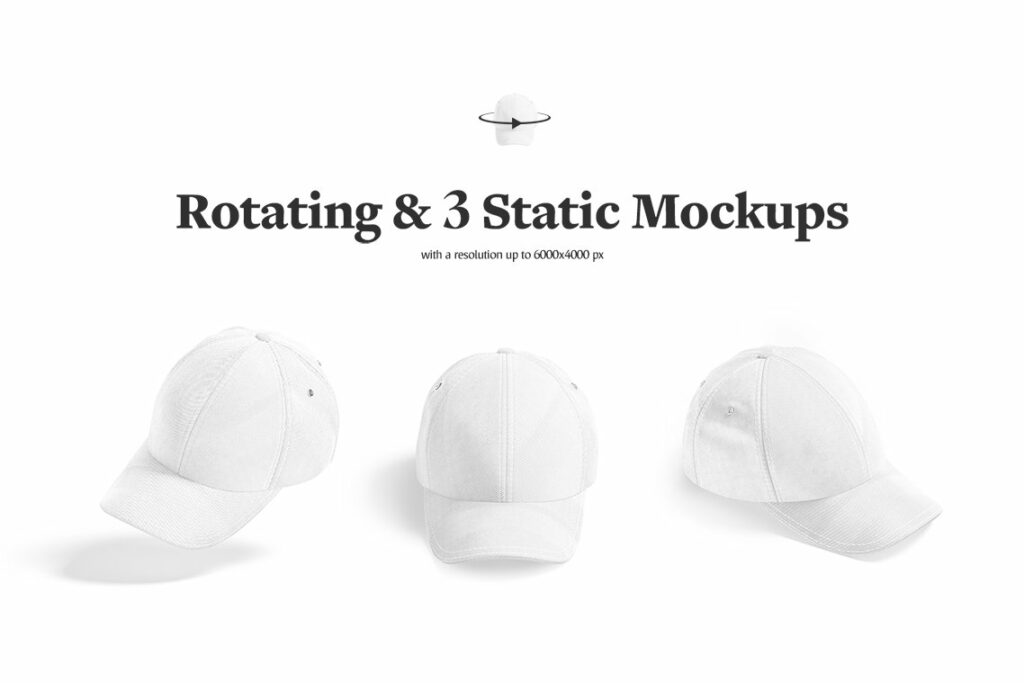 Baseball Cap Animated Mockup – MasterBundles