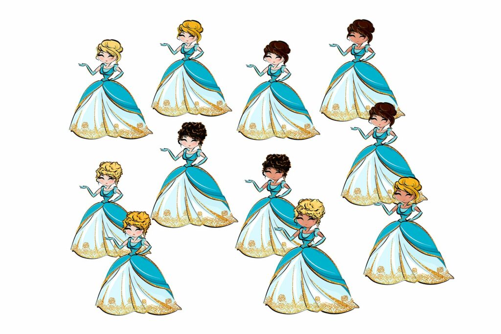 Fairy Tale Cinderella Clipart – MasterBundles