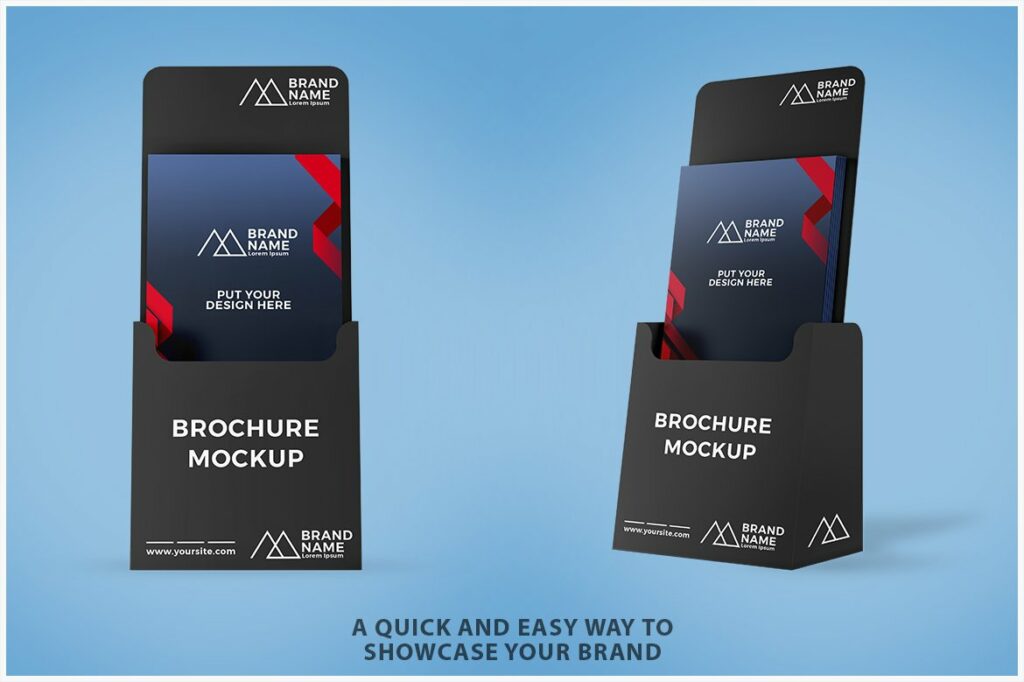 Brochure Flyer Holder Mockup PSD – MasterBundles