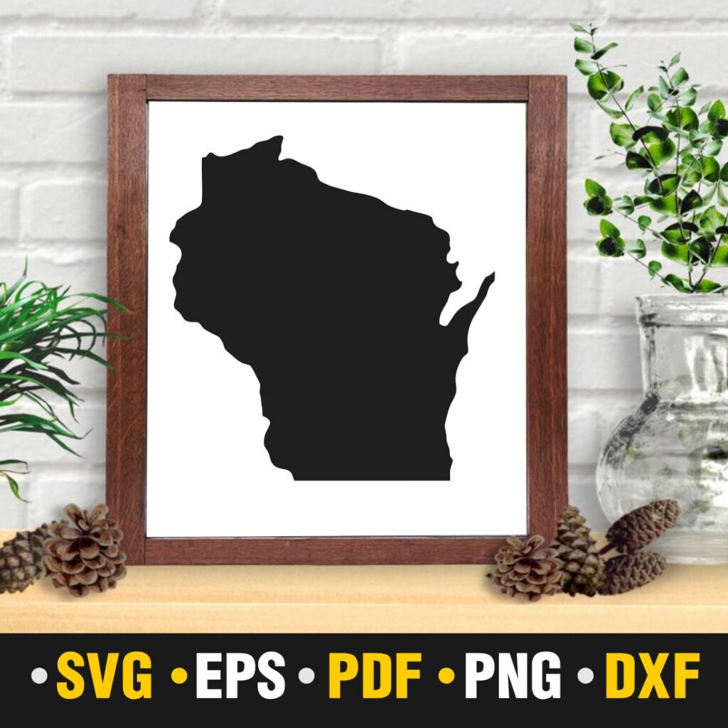Wisconsin SVG, PNG, PDF, EPS & DXF - MasterBundles