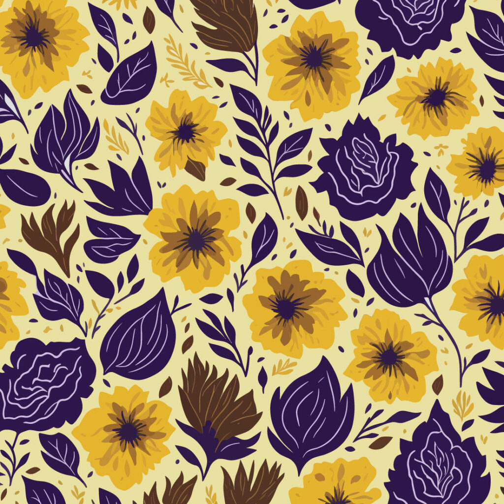3 sets of flower pattern designs - MasterBundles