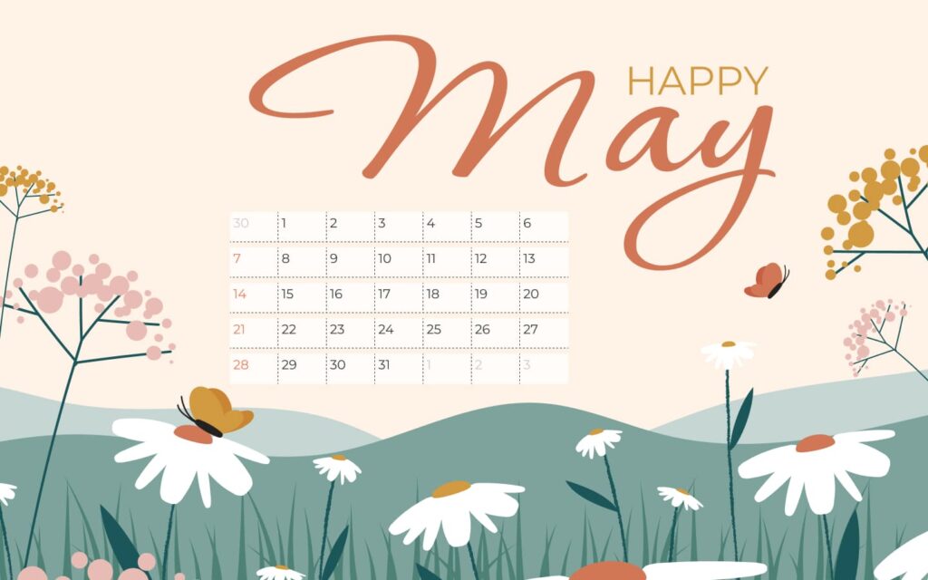 Free Month of May Calendar – MasterBundles