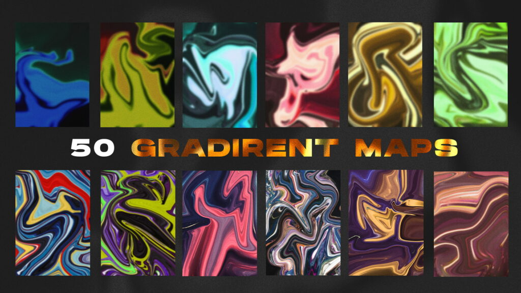 +50 GRADIENT MAPS - NEO PACKS - MasterBundles