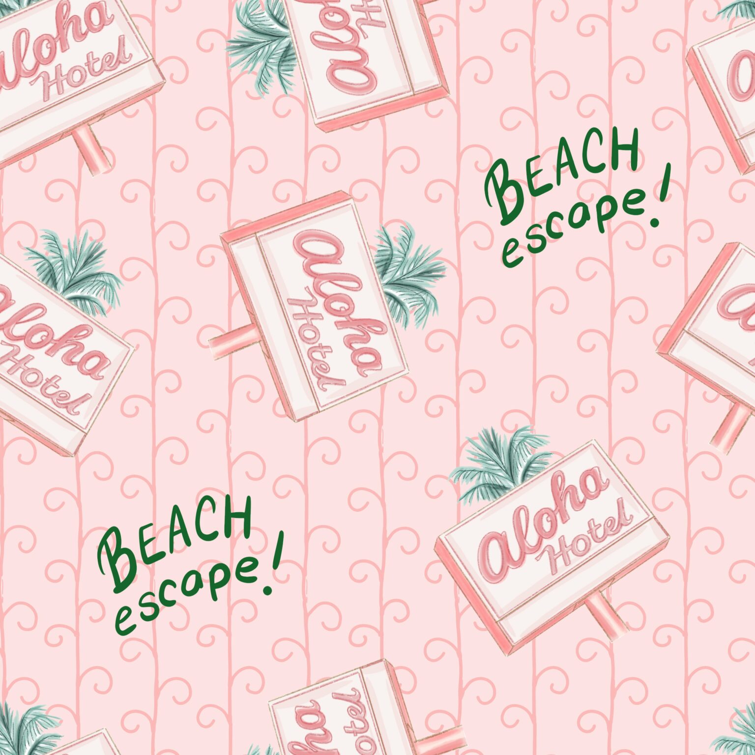 Beach seamless patterns – MasterBundles