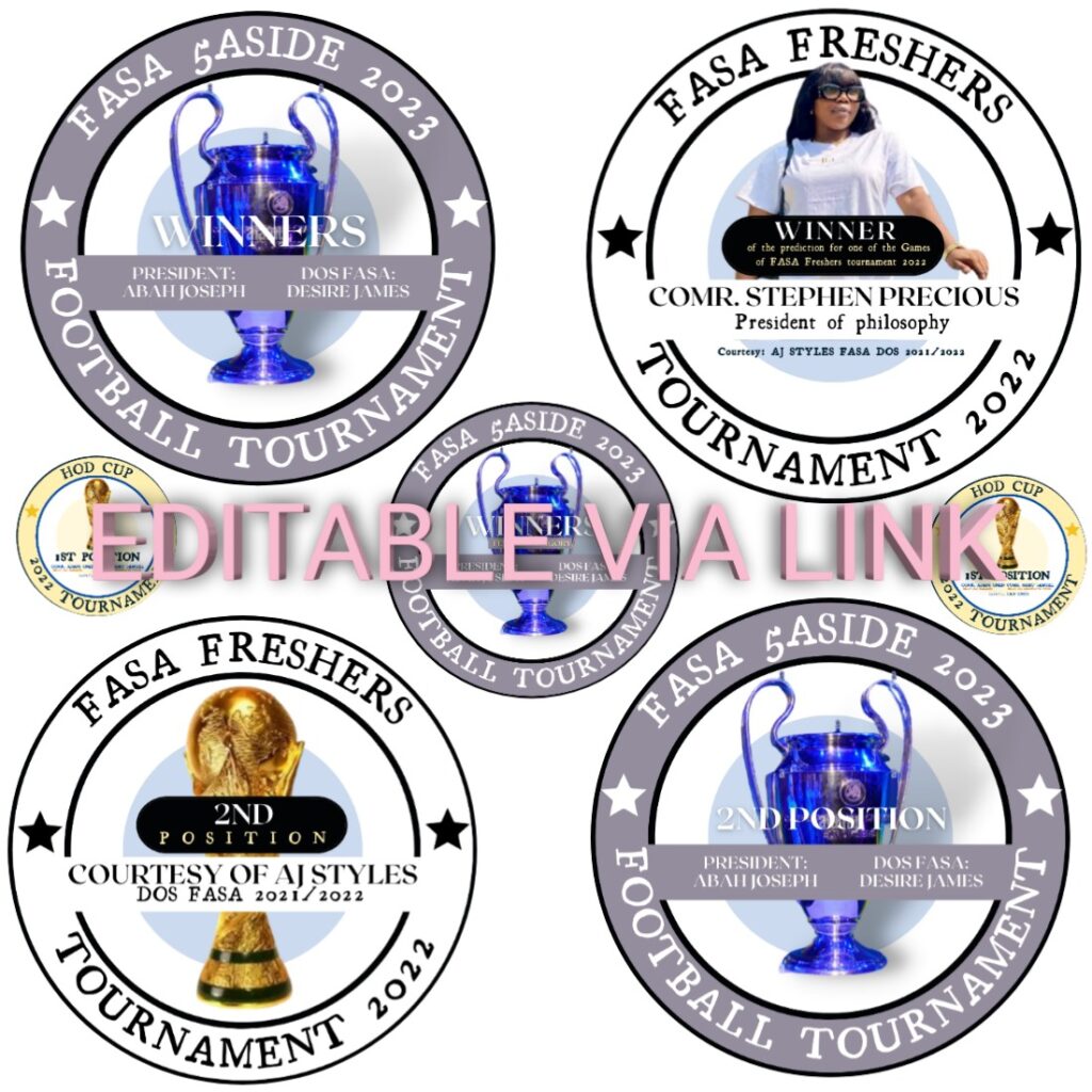 Stickers | Football Stickers | Editable Football Stickers - MasterBundles