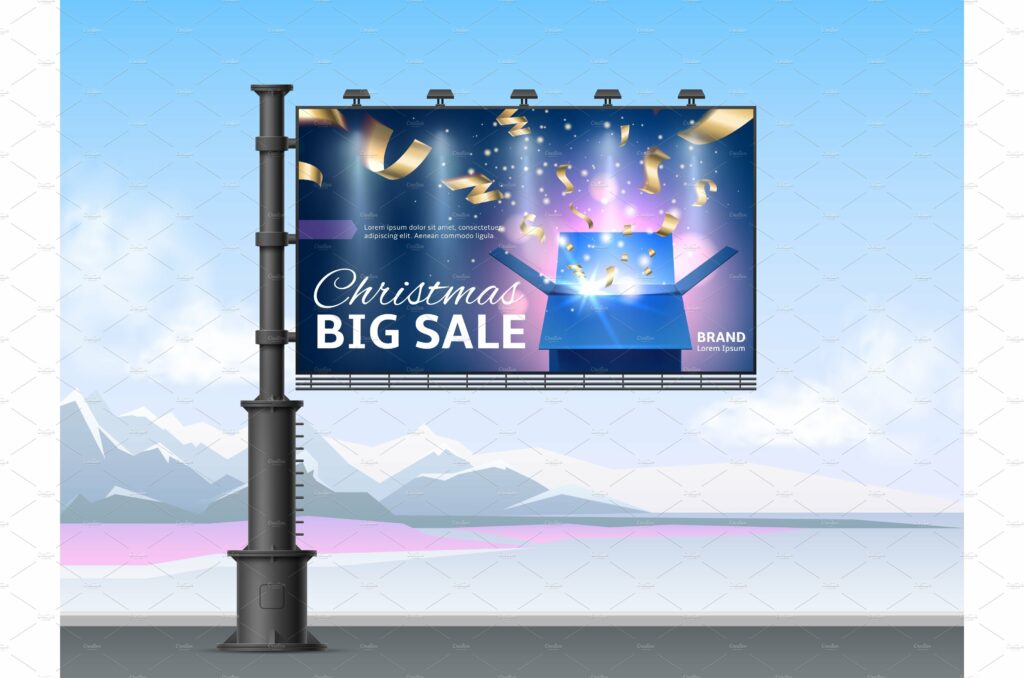Realistic billboard advertisement – MasterBundles