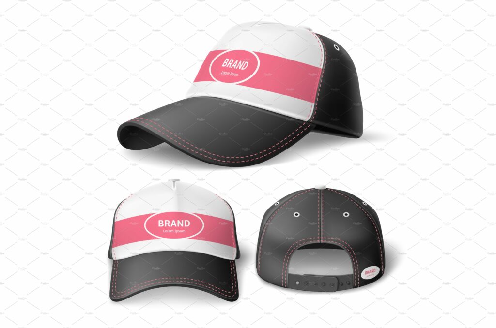 Baseball cap design. Realistic – MasterBundles