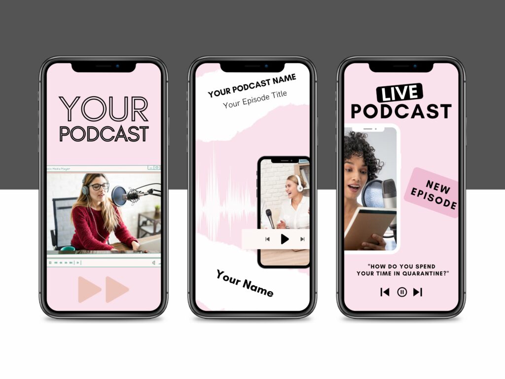 Instagram Reel Covers for Podcasts – MasterBundles