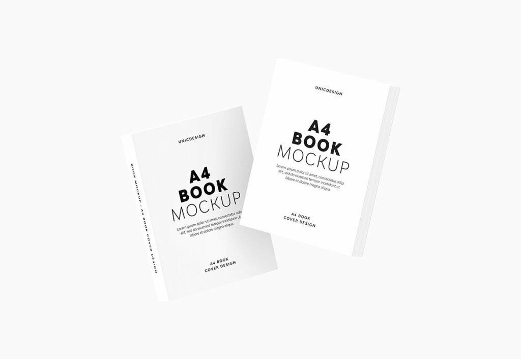 A4 Book Mockup – MasterBundles