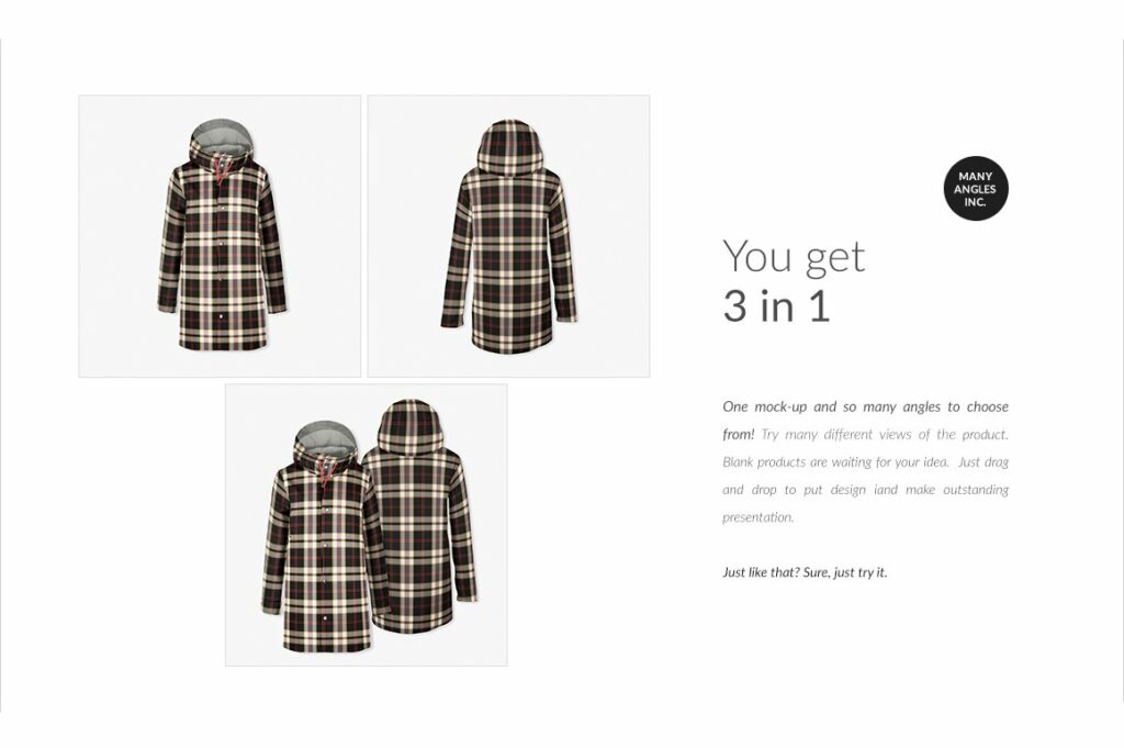 Raincoat Mock-ups Set & Generator – MasterBundles