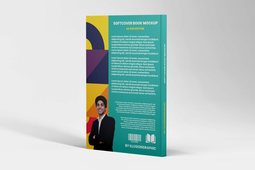 Soft Cover Book Mockup - A4 – MasterBundles