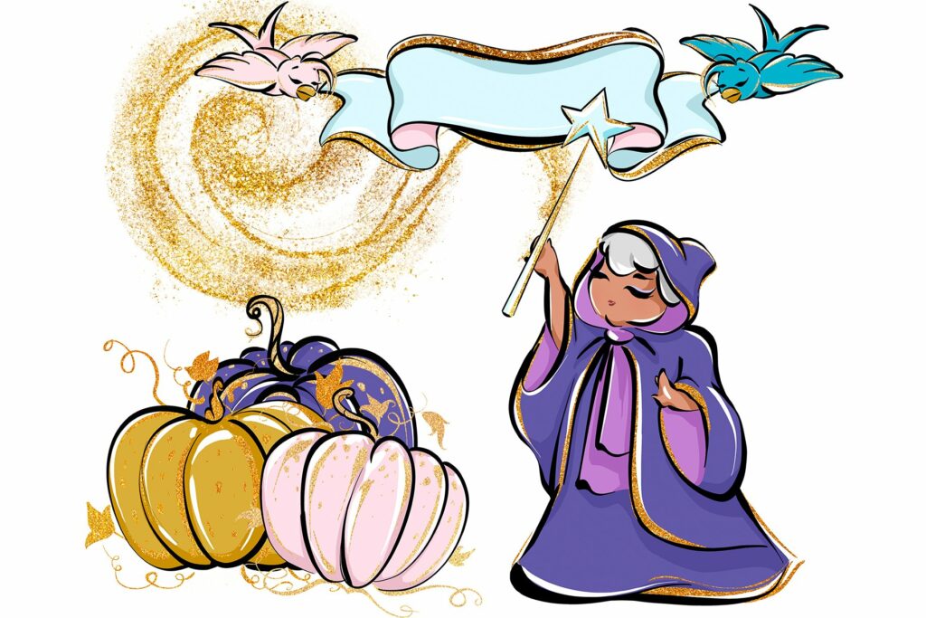 Fairy Tale Cinderella Clipart – MasterBundles