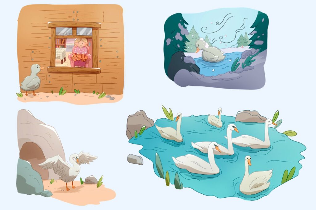 Ugly Duckling Clip Art Collection – MasterBundles