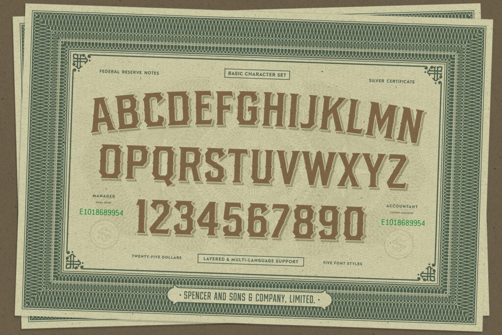 S&S National Currency Font Bundle – MasterBundles