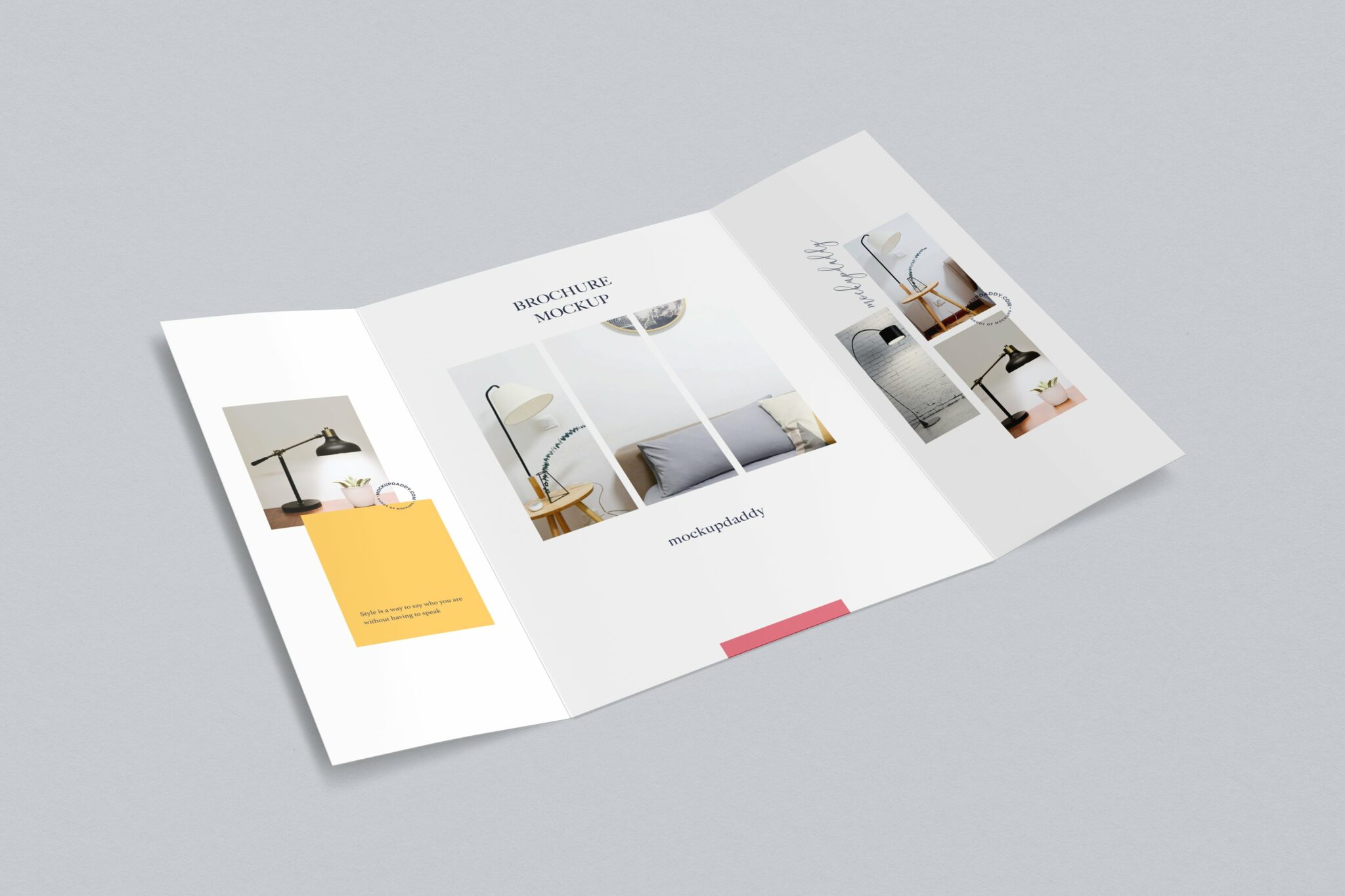 Gate Fold Brochure Mockup – MasterBundles