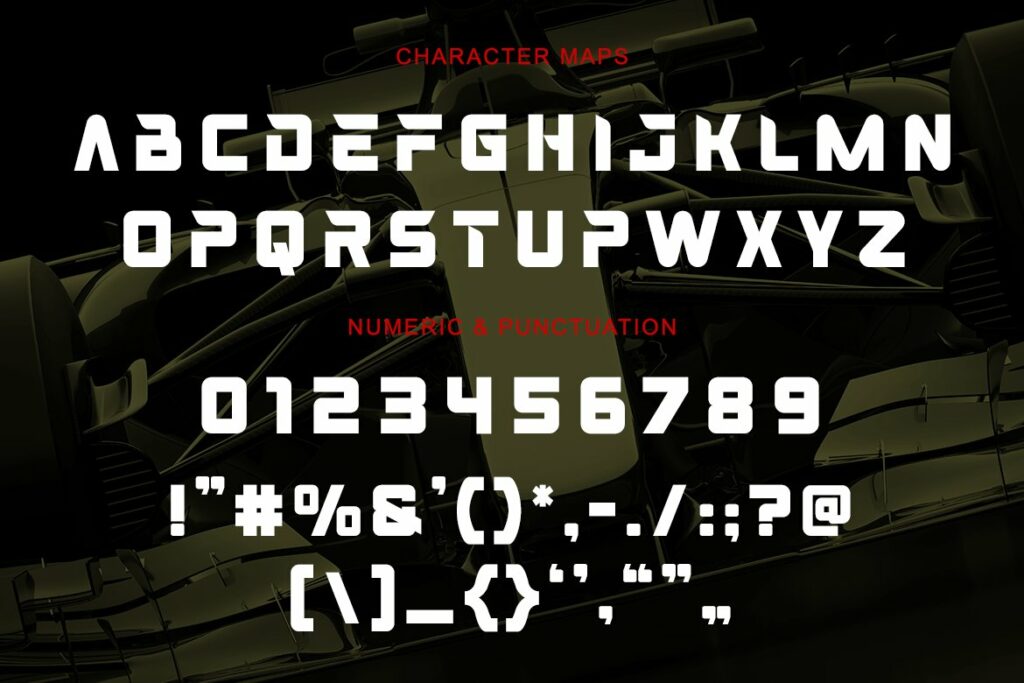 BURN RUBBER – Speed Display Font – MasterBundles