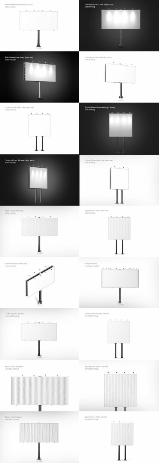 Billboard Animated Mockups Bundle – MasterBundles
