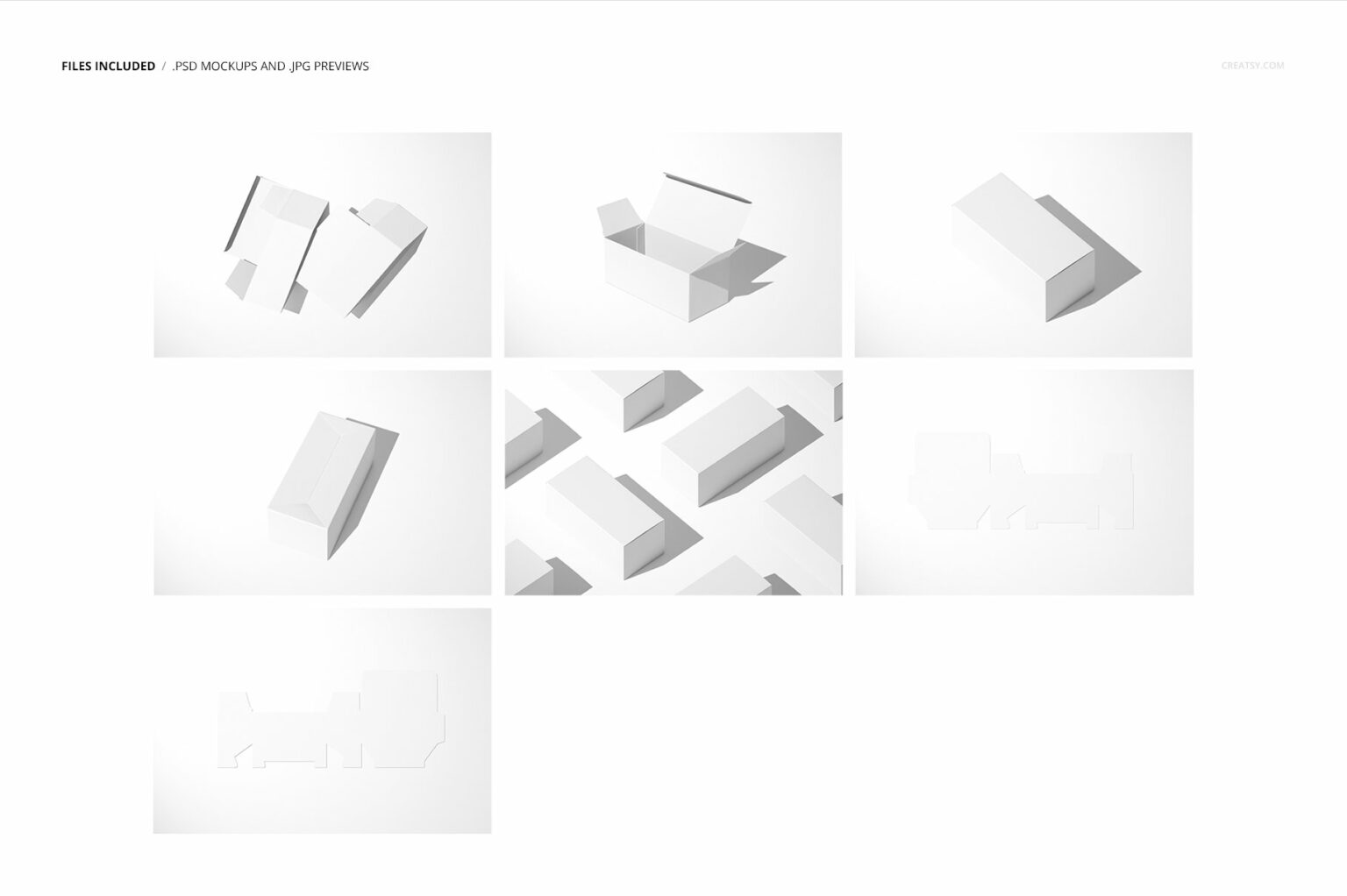 Snap Lock Bottom Box Mockup Set – MasterBundles