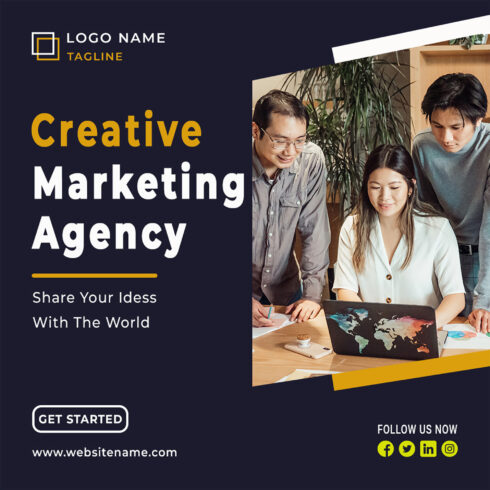 3 Digital Marketing Social Media Template - MasterBundles