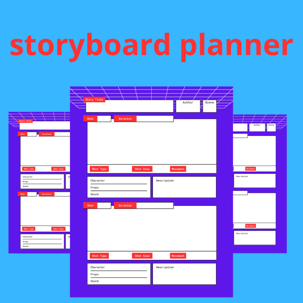 storyboard planner template - MasterBundles