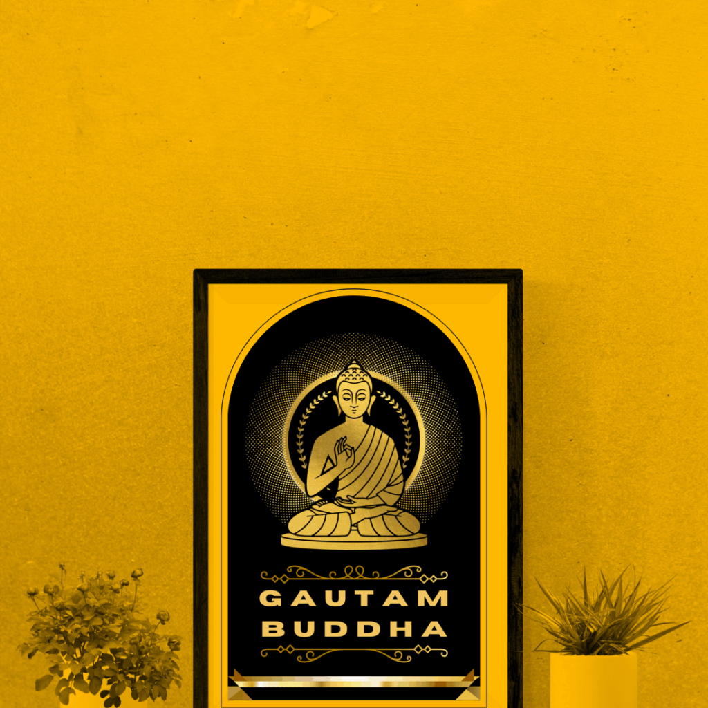 Buddha Poster Design Printable | Creative Poster 2023 PSD FILE | AjK ...
