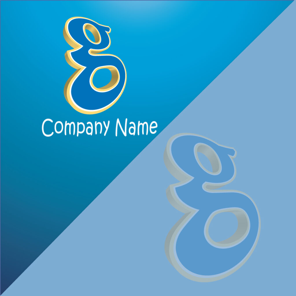 3D Letter g Logo Vector Design. - MasterBundles