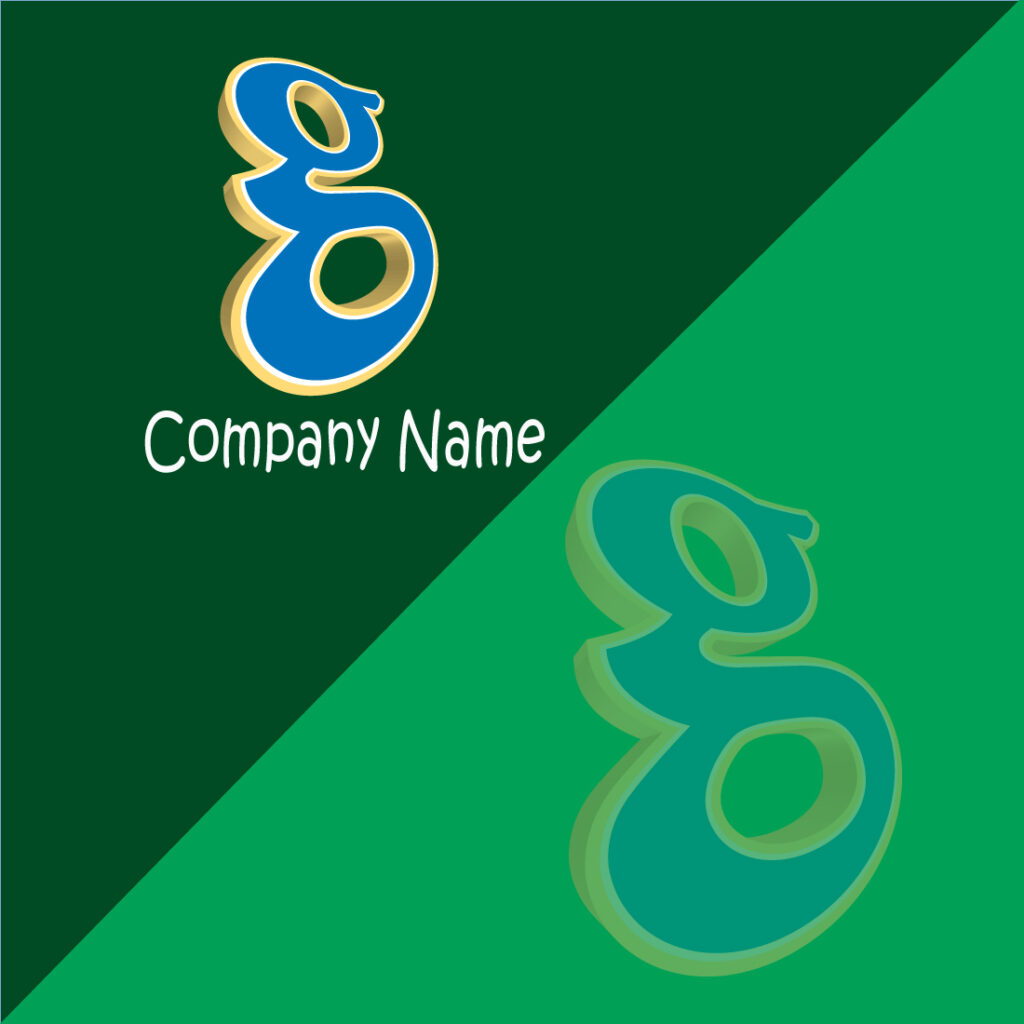 3D Letter g Logo Vector Design. - MasterBundles