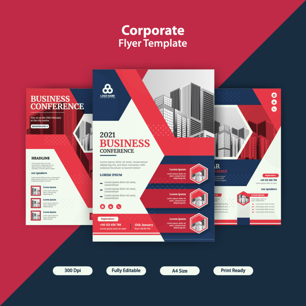 02 corporate flyer template - MasterBundles