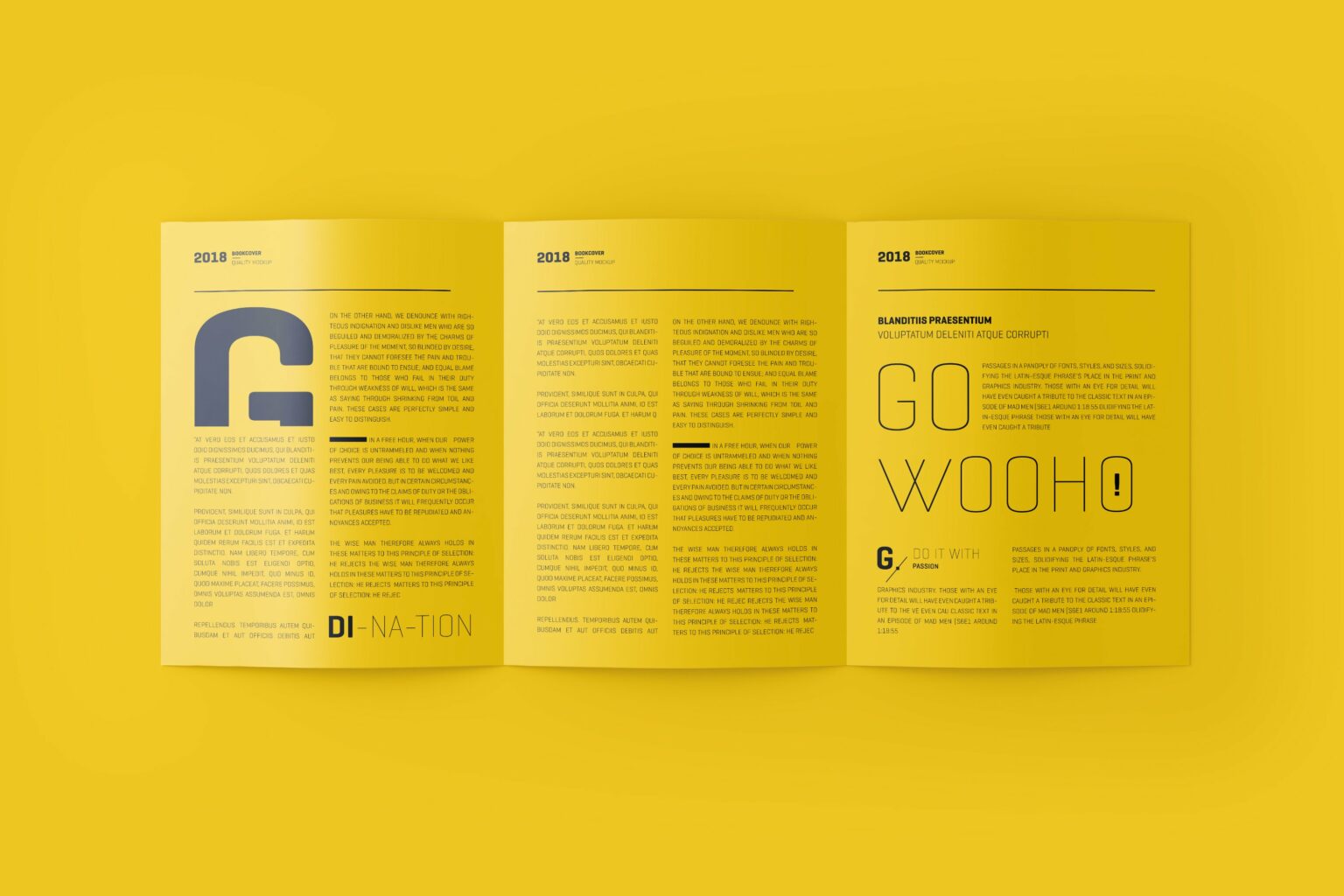 US Letter 3-Fold Brochure Mockup – MasterBundles