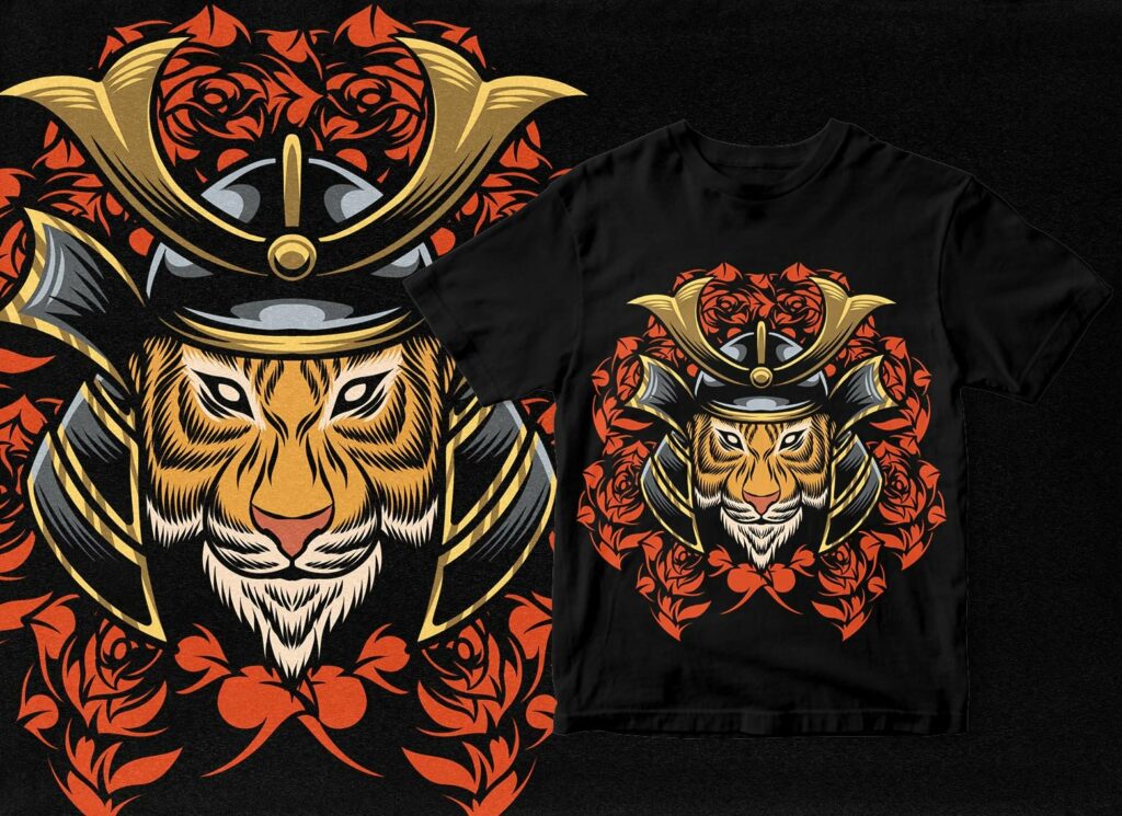 10 japanese samurai design bundle – MasterBundles