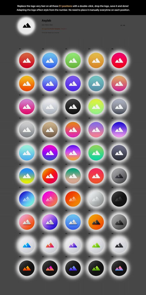 Mobile OS Icon Template Mockup - PSD – MasterBundles