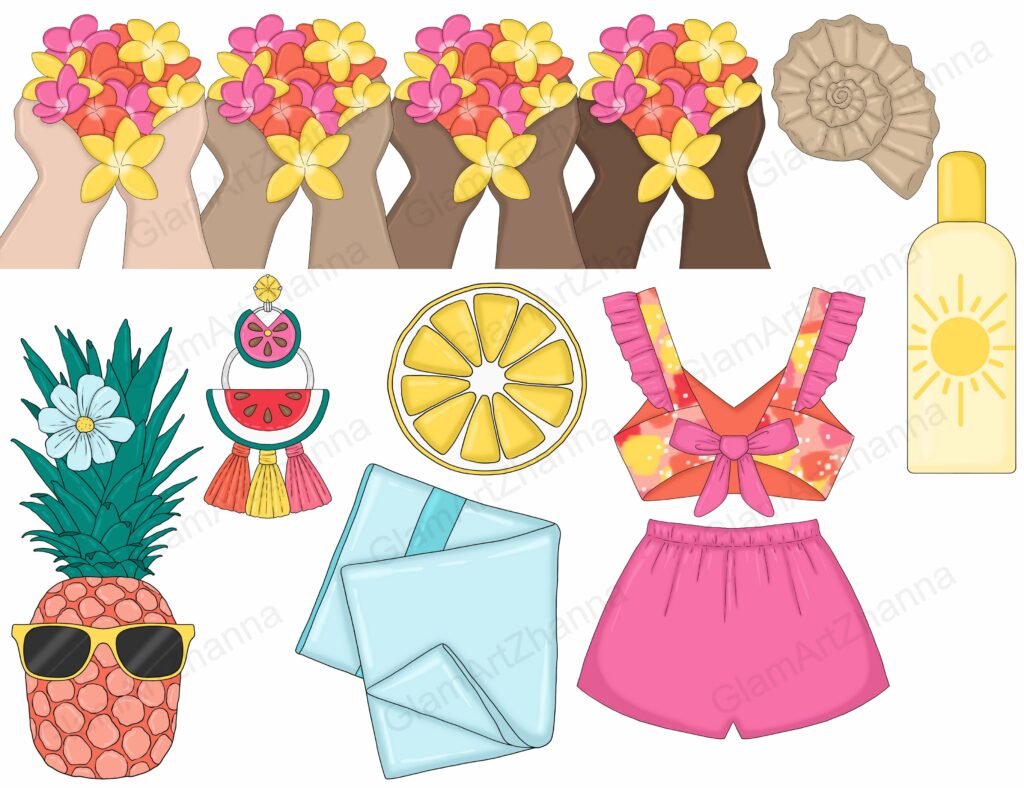 Beach Clip Art Bundle – MasterBundles