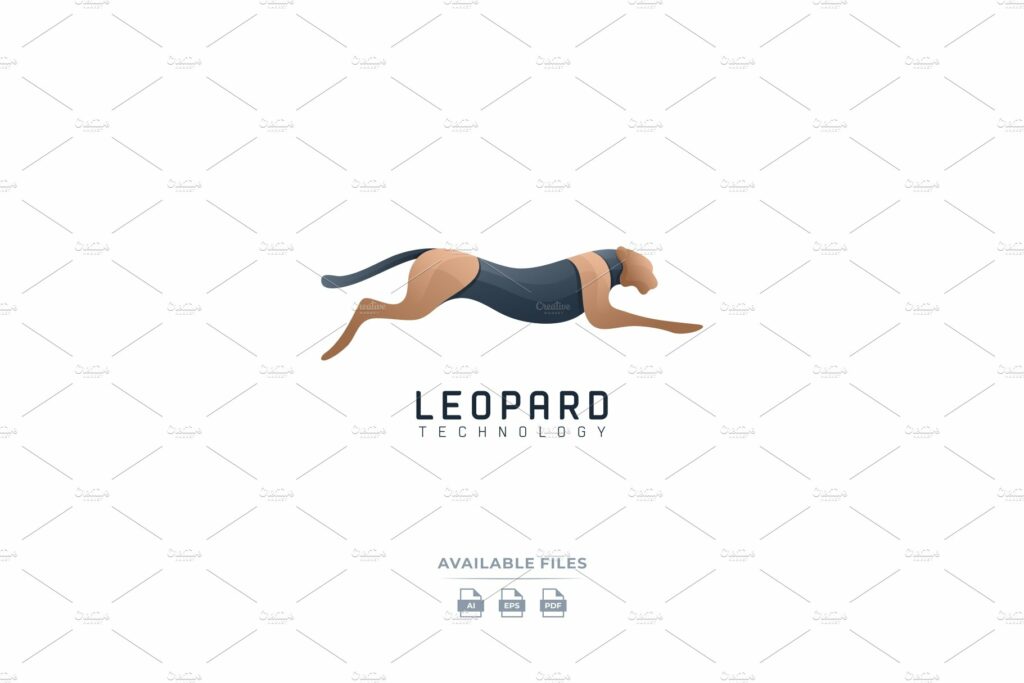 animals leopard logo – MasterBundles