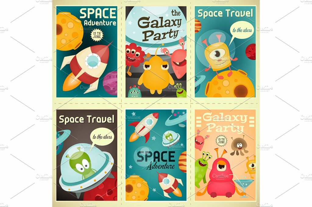 Space Posters Set – MasterBundles
