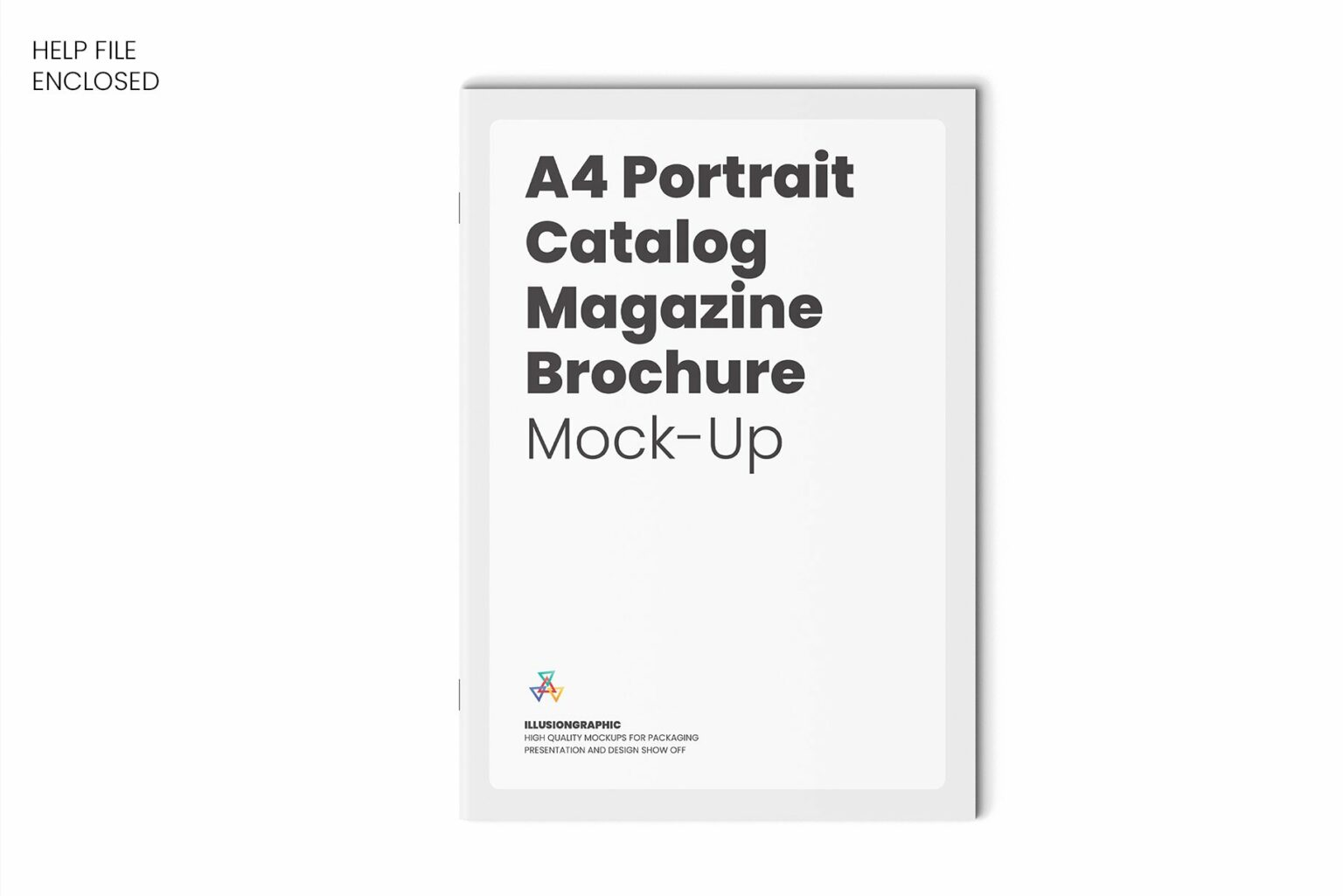 A4 Portrait Magazine Brochure Mockup – MasterBundles