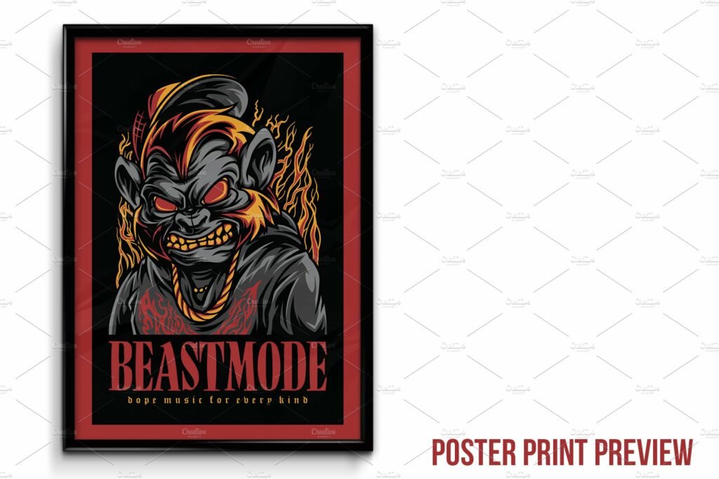Beast Mode Illustration – MasterBundles