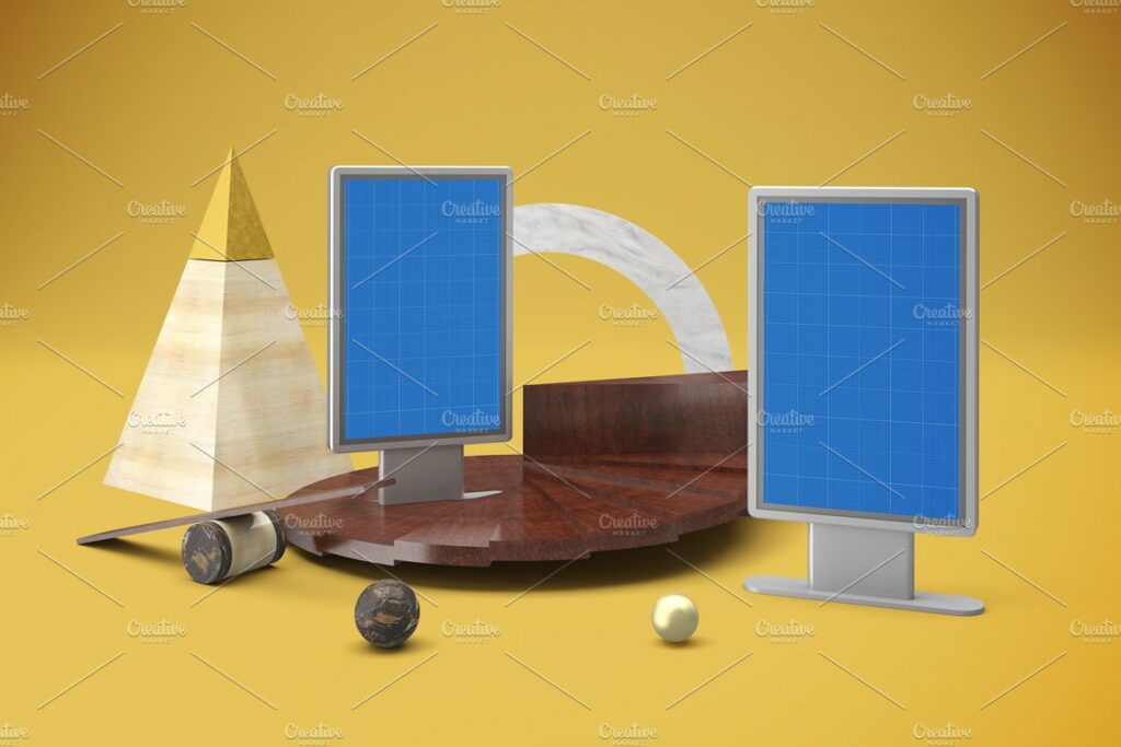 Abstract Billboard Mockup – MasterBundles