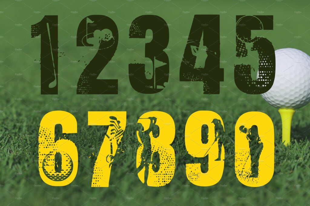 Golfer Font, SVG cut files Font – MasterBundles