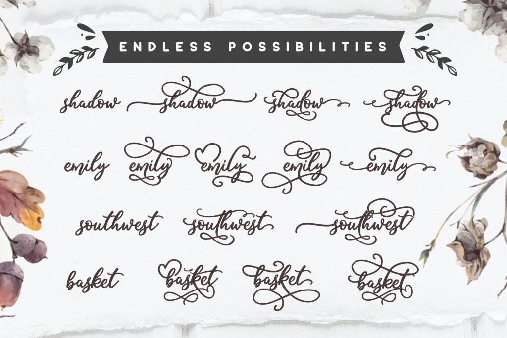 Biosha Font trio and extras – MasterBundles