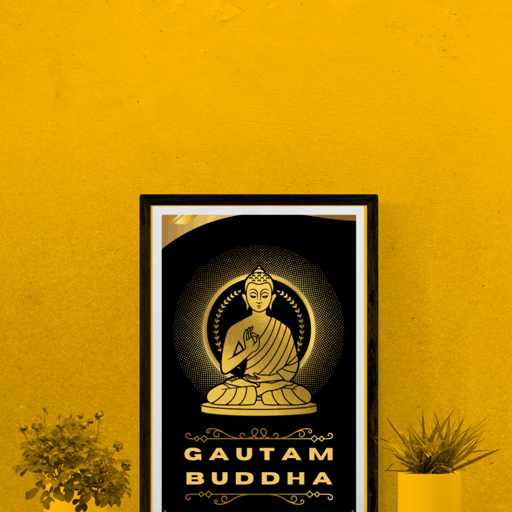 Buddha Poster Design Printable | Creative Poster 2023 PSD FILE | AjK ...
